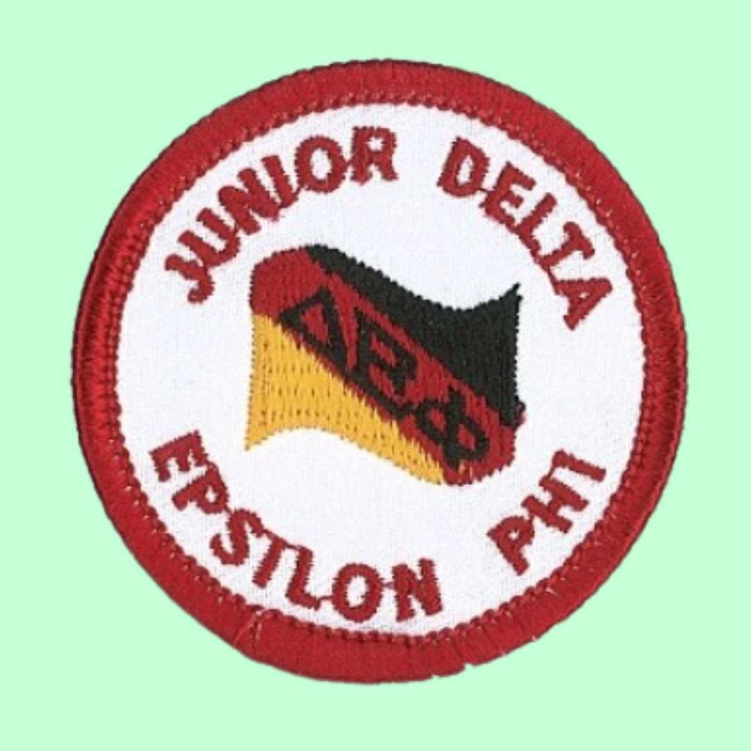 Jr. Delta Epsilon Phi Patch with Insignia – American Association of Teachers of German